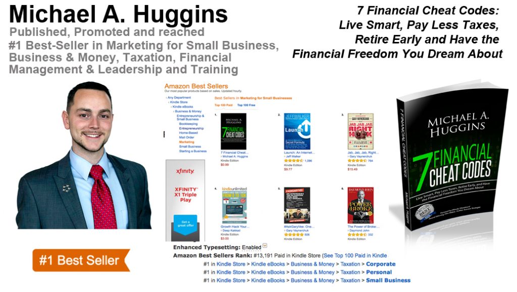 Michael A. Huggins Hits #1 Best-Seller List | Book Publishing