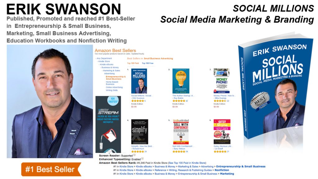 Erik Swanson Hits #1 Amazon Best-Seller List | Book Publishing