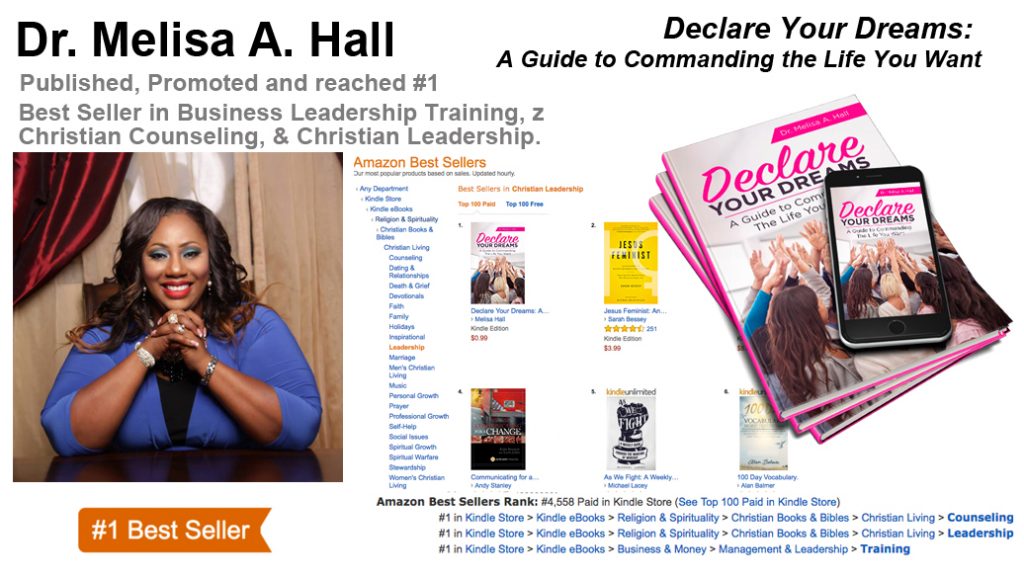 Melisa Hall Hits #1 Best Seller List | Book Publishing