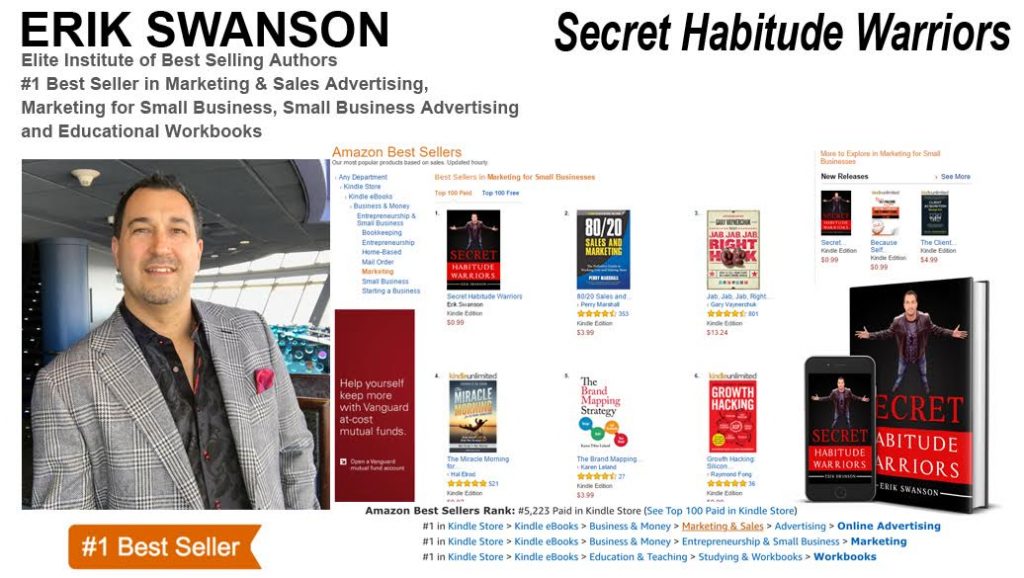 Erik Swanson Achieves Three-Time #1 Best-Selling Author This Year | Book Publishing