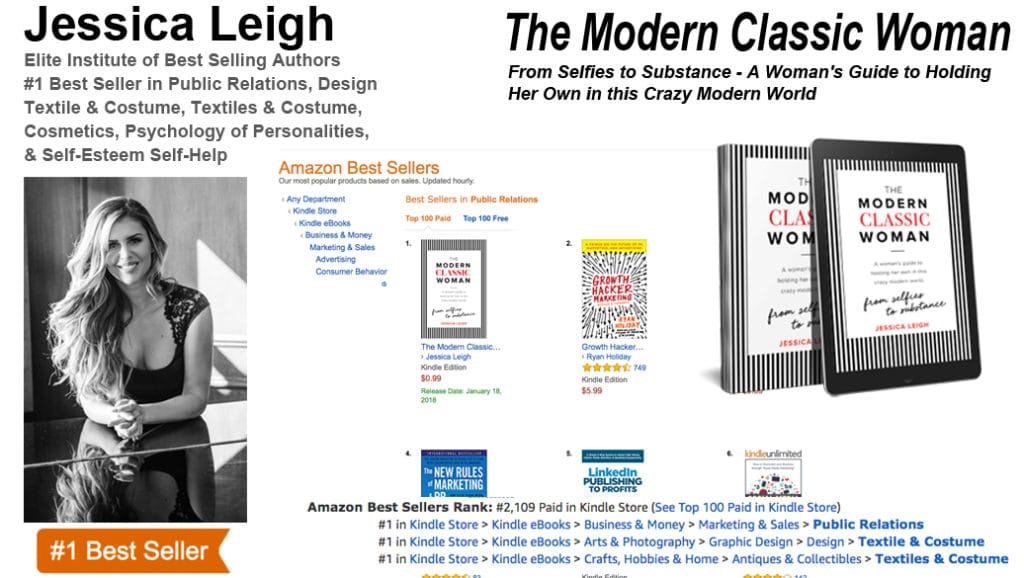 Jessica Leigh Hits #1 Best-Selling Author with her new book “The Modern ...