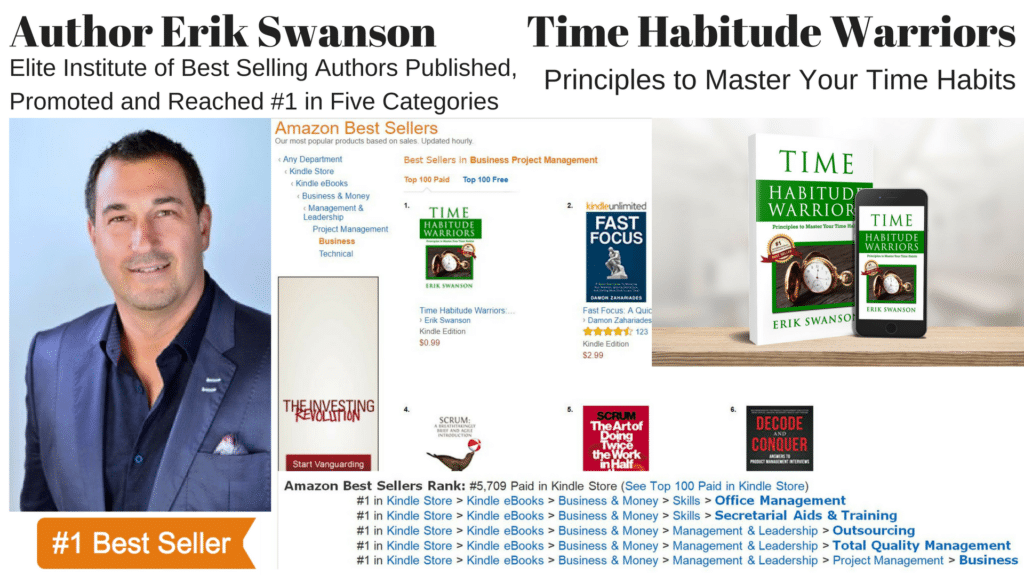 Erik Swanson -Time Habitude Warriors Bestseller Feature Image | Book Publishing