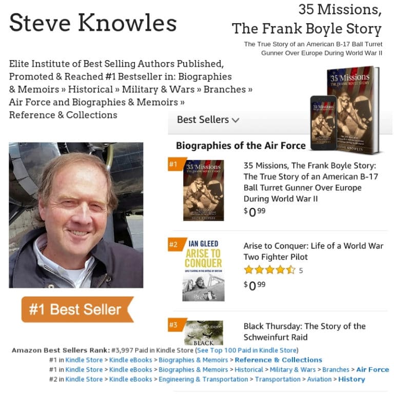 Steve Knowles Hits #1 Bestseller List on Amazon | Book Publishing