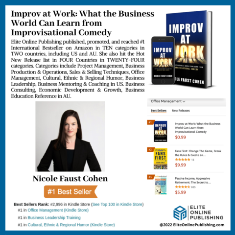 Nicole Faust Cohen Hits #1 International Bestseller